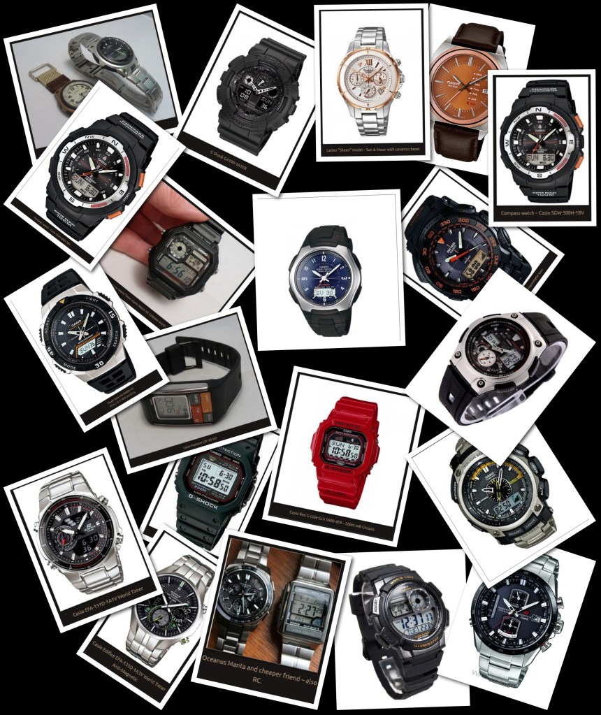 Casio – just goes on and on . . . – Watch space